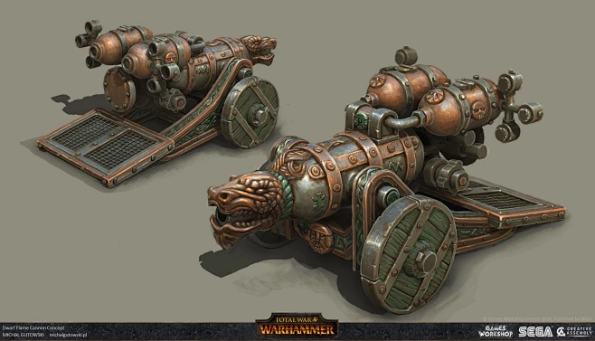 Total War: Warhammer, Michal Gutowski : I did some concepts and 3d ...