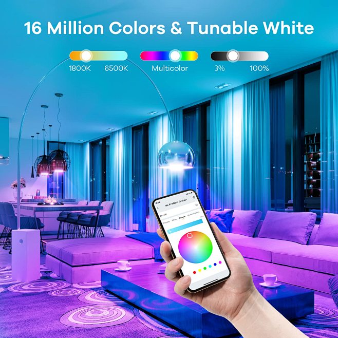 Linkind Smart Light Bulbs, Smart Bulb That Work with Alexa & Google ...
