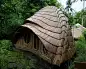 The Clemson Clay Nest by Nils-Udo was constructed in the botanical ...
