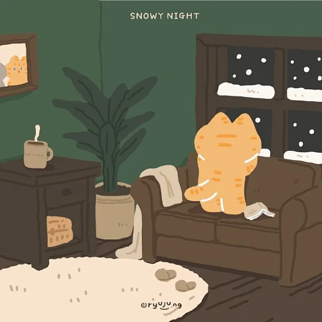 今日份可爱 插画师｜ryuju.ng 设计美学超话 -花瓣网