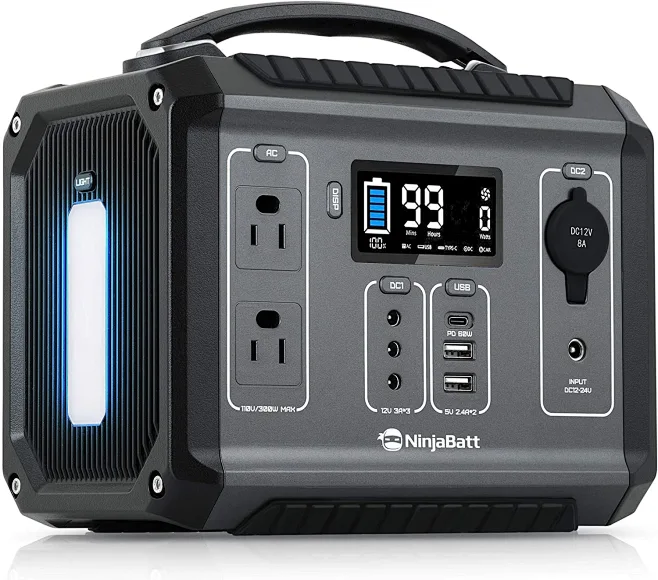Amazon.com: NinjaBatt Portable Power Station 280Wh Lithium Battery ...