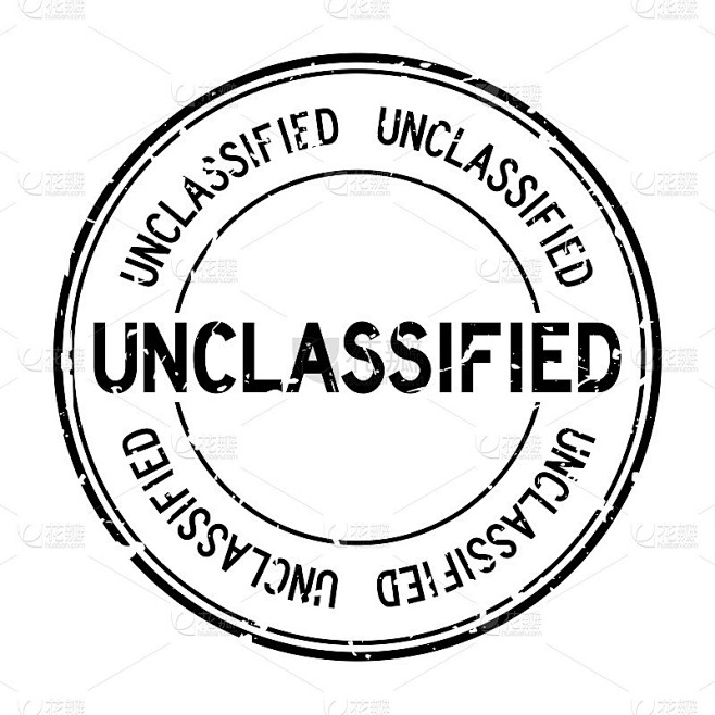 Grunge black unclassified word round rubber seal s