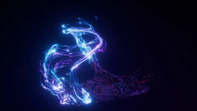 Curveforce Particle || Particle || FX Houdini-花瓣网