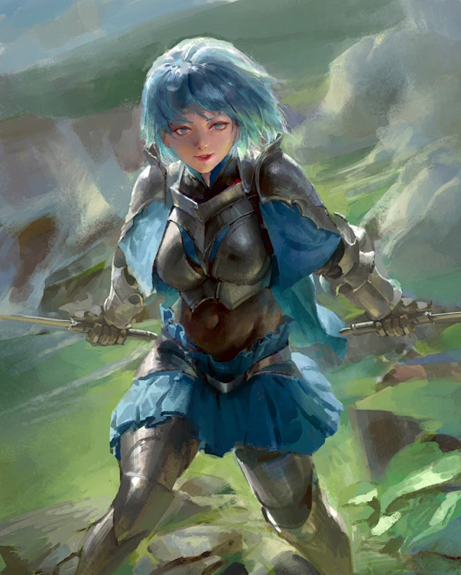 Knight, YOUNG IL CHOI : Oldwork remake-花瓣网