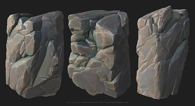 3D Stylized Rock Sculpts, Videos and some Stylized Rock Textures ...