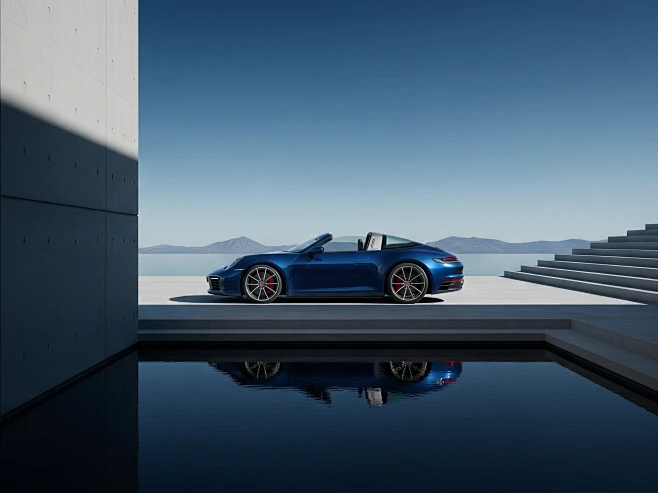 flux Photography artificial intelligence Porsche automotive studio ...