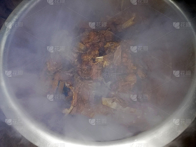 beef ribs steam roast is famous desi food dish of