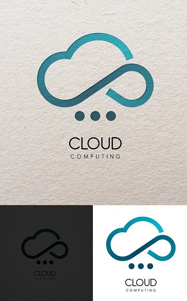 Cloud Computing Logo Template