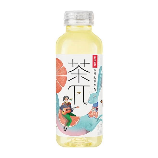 农夫山泉茶π（茶派）西柚茉莉花茶500ml*15瓶果味茶饮料-tmall.com天猫-花瓣网