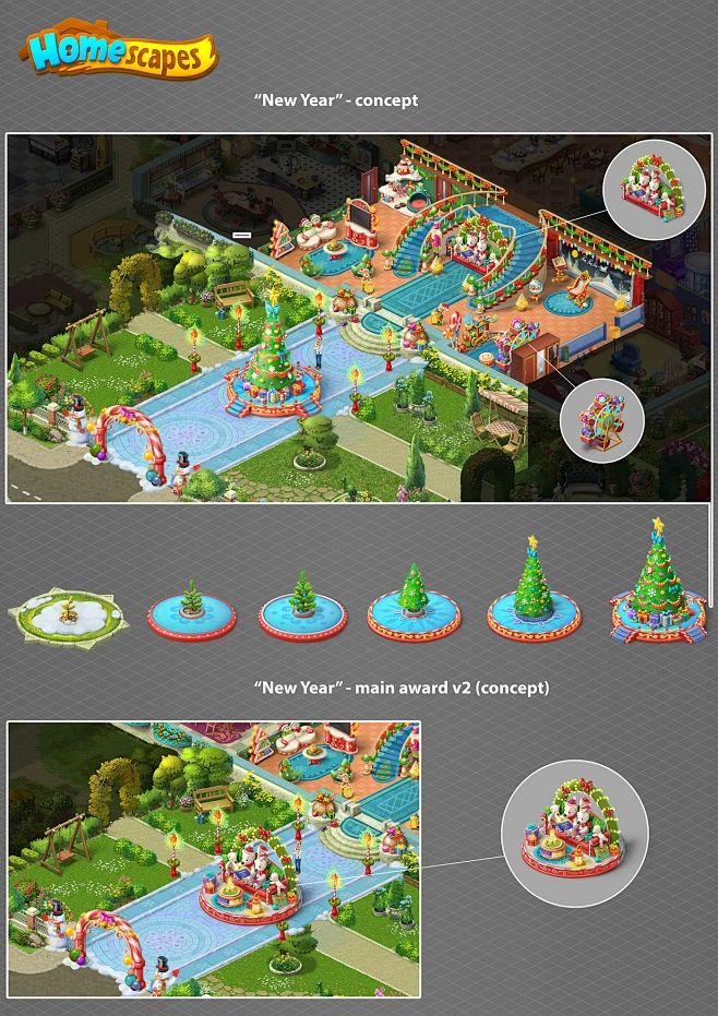 Christmas Digital Art game homescapes new year Paris playrix Playrix Games The Wizard of Oz ...