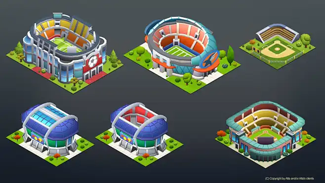 Dreamcity: Metropolis – 3D low poly buildings models : Related Post ...