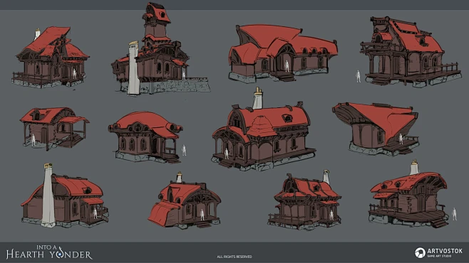 Into a Hearth Yonder - 2D concept art-花瓣网