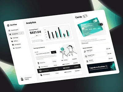 devwise saas landing in webflow-花瓣网