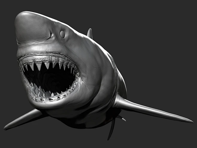 Great White Shark, Mladen Nikolic : Great white attack.-花瓣网