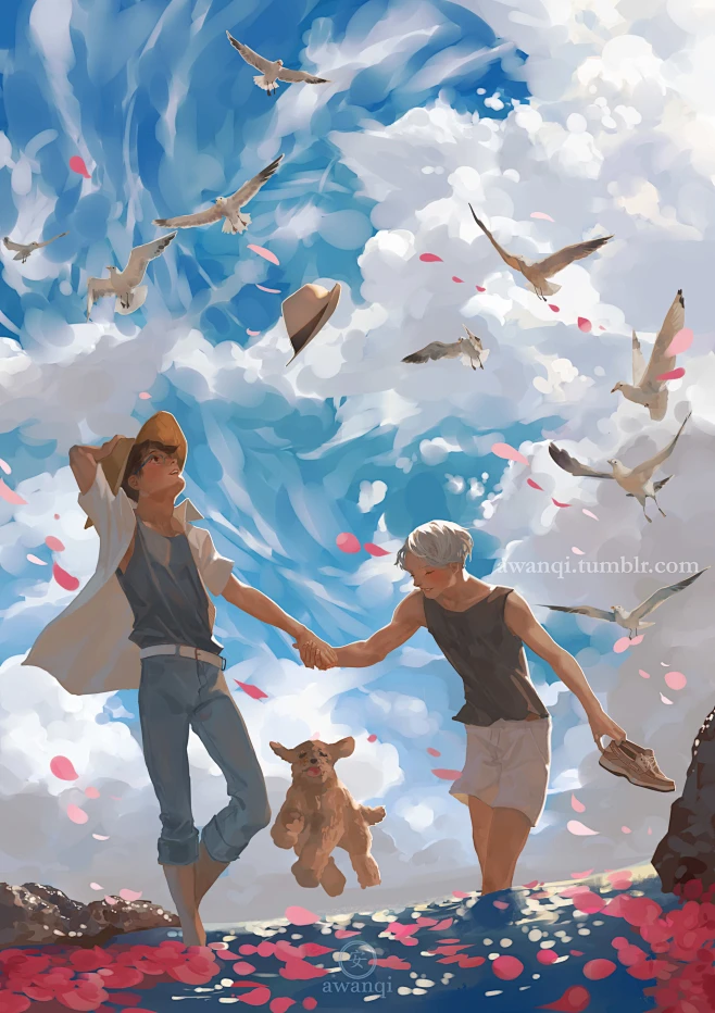 awanqi . : illustration图片_插图/构图图片素材-花瓣网