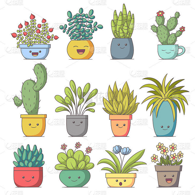 Doodle Flower Set