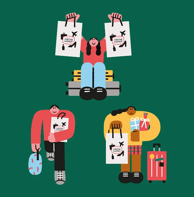 插画师Daye Kim的一组商业作品 -花瓣网