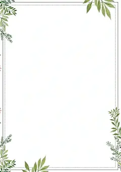 四季信纸背景图1-花瓣网