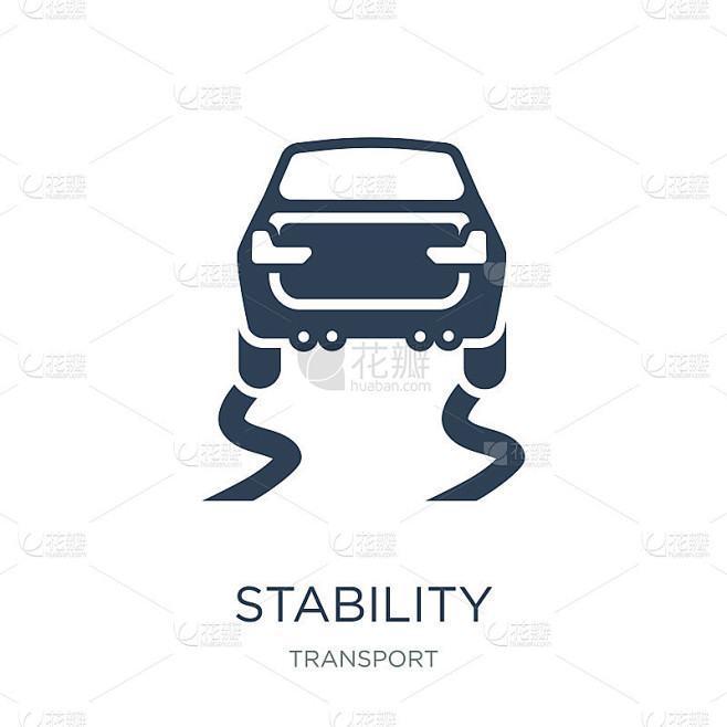 stability icon vector on white background, stabili