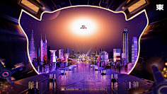 大東C4D KV/主视觉/C4D海报/三维KV/三维海报/3D-花瓣网|陪你做生活的设计师 | 3