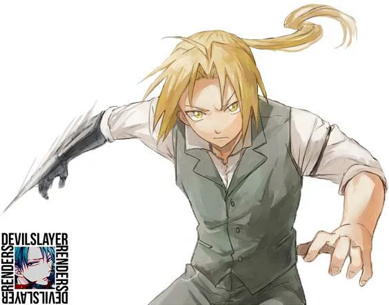 Render - Edward Elric by DevilsUnite.deviantart.com on @DeviantArt-花瓣网