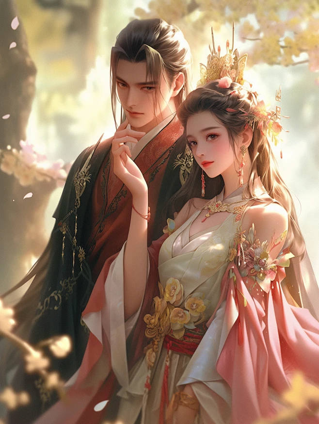 midjourney_brewerbenjamin_A_handsome_and_handsome_ancient_Chinese_Hanfu ...