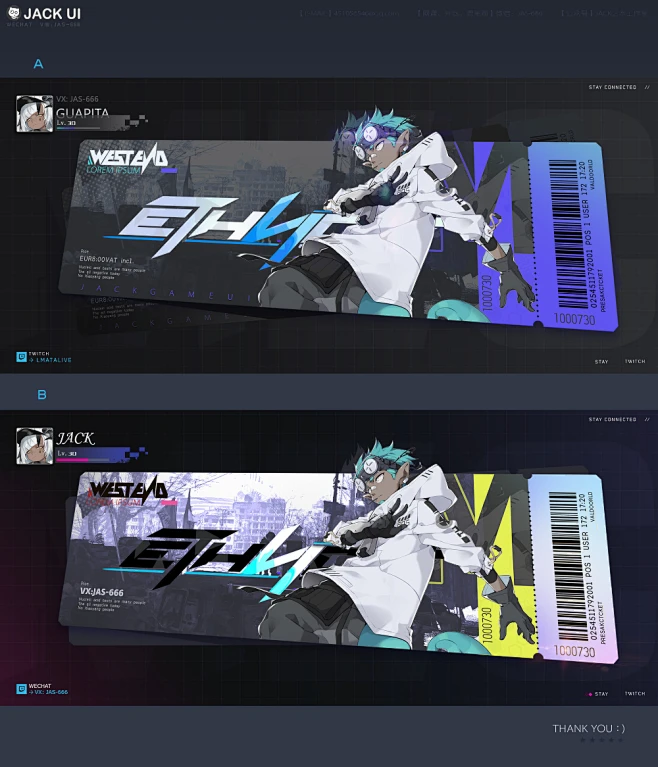 ArtStation - 【JACK游戏UI设计】GAMEUIUX2D3D交互界面特效创意平面设计原画立绘CHARACTER DESIGN手绘图标GUI插画ICON素材CONCEPT-花瓣网