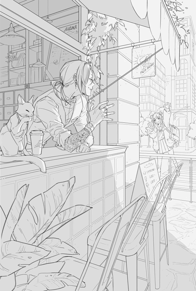 Krenz绘画教室【优秀作业心得】基础透视与结构-0109-花瓣网