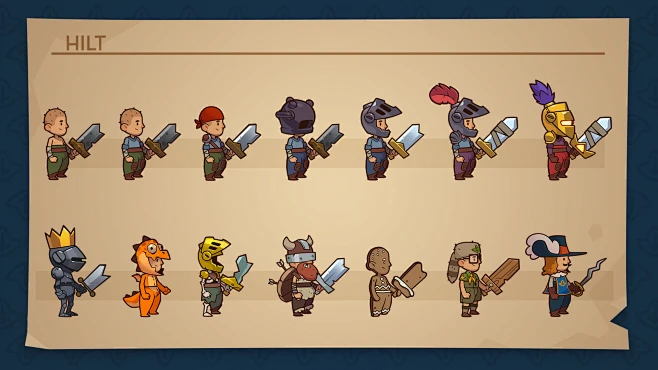 Almost A Hero Game. Characters Design. 2016-2020-花瓣网