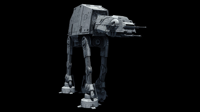 All Terrain Armored Transport AT-AT walker 全地形装甲步行机 06， Ansel Hsiao 为星战 ...