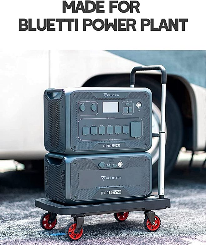 Amazon.com: BLUETTI Trolley Cart for AC200P AC200MAX AC300 B300 B230 ...