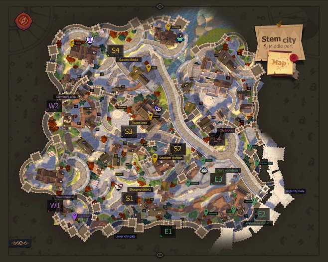 Luscus Town Location (game in progress)-花瓣网