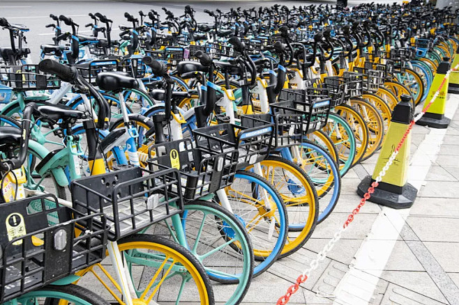 共享单车图片素材ID:VCG211312236241