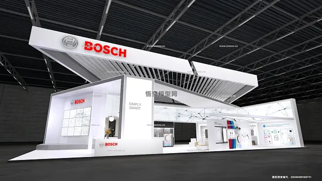 BOSCH博世热力AWE,3D展模网-花瓣网