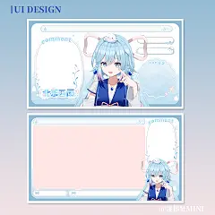 b站虚拟主播VUP直播间ui设计logo-花瓣网