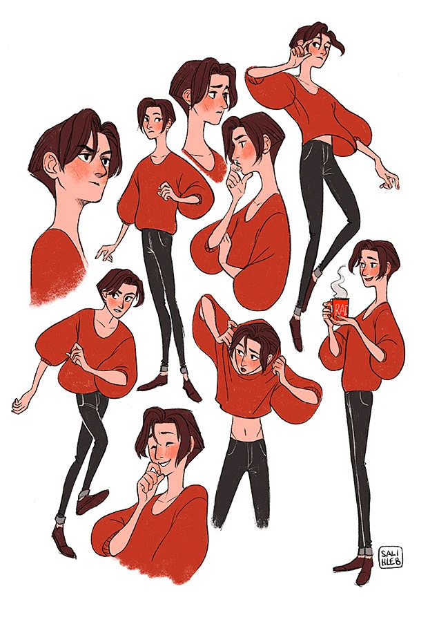 Sarah-Lisa Hleb on Behance-花瓣网