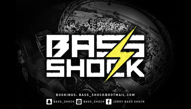 BASS SHOCK : Logo and artwork for Bass shock (dnb producer/dj) Logo ...