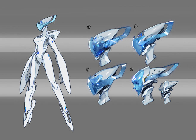 回声早期概念艺术品-守望先锋美术馆