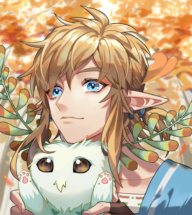 塞尔达传说 塞尔达 林克 头像 原画 同人-花瓣网