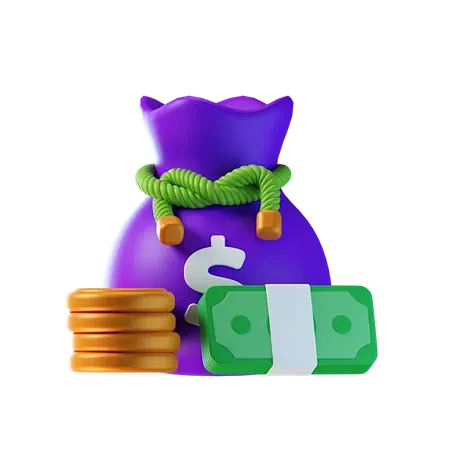 Wealth 3D Icon-花瓣网