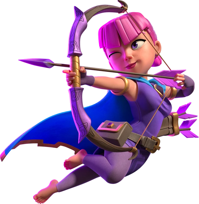 Archer_Evolution_Pose01_Purple-花瓣网