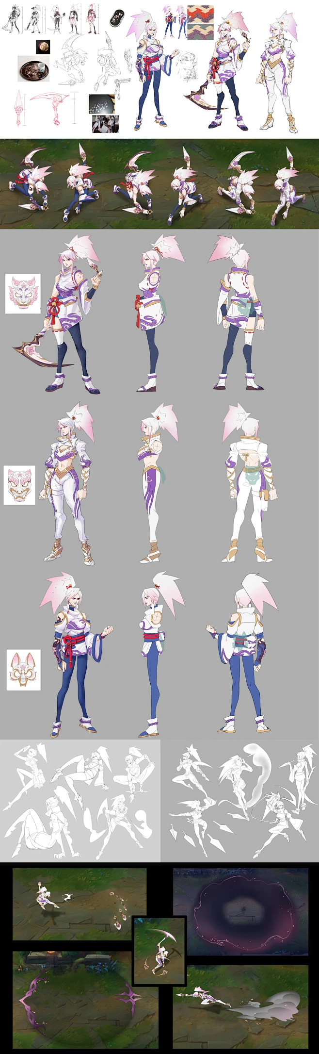 （同人画作）离群之刺 阿卡丽：樱花鬼——Art：chang yuan xie-花瓣网