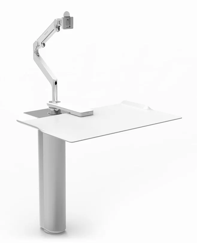 Under Desk Computer Stand | QuickStand Under Desk | Humanscale ...