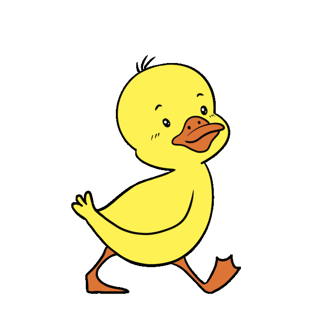千库网_小鸭子走路散步动画gif_GIF编号44222-花瓣网