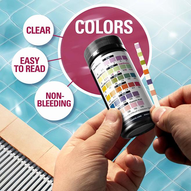 Amazon.com: Health Metric 7-Way Pool and Spa Test Strips for Hot Tub ...