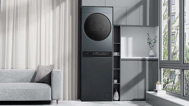The industry's first drawer type wave wheel washing machine, with ...