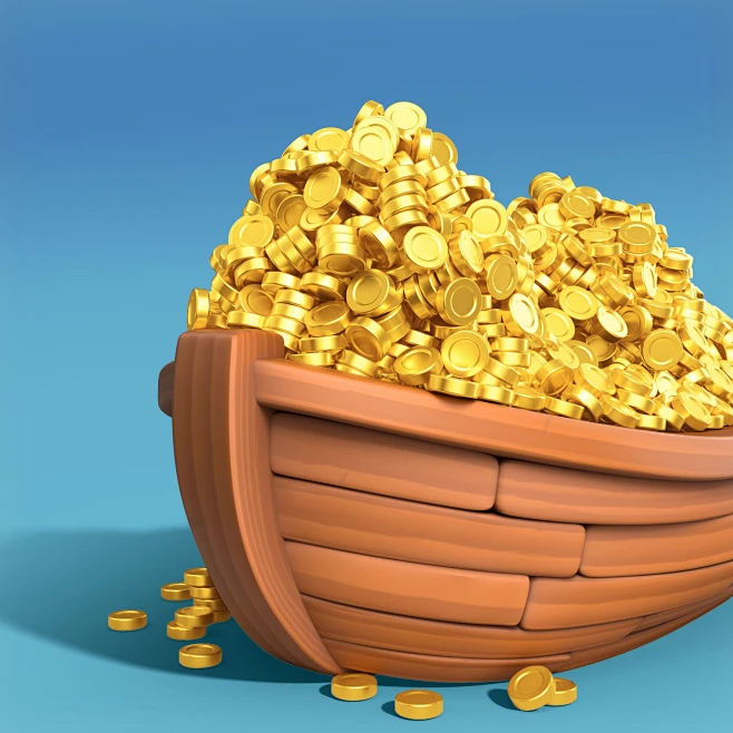 surface-digital-coin-boat-花瓣网