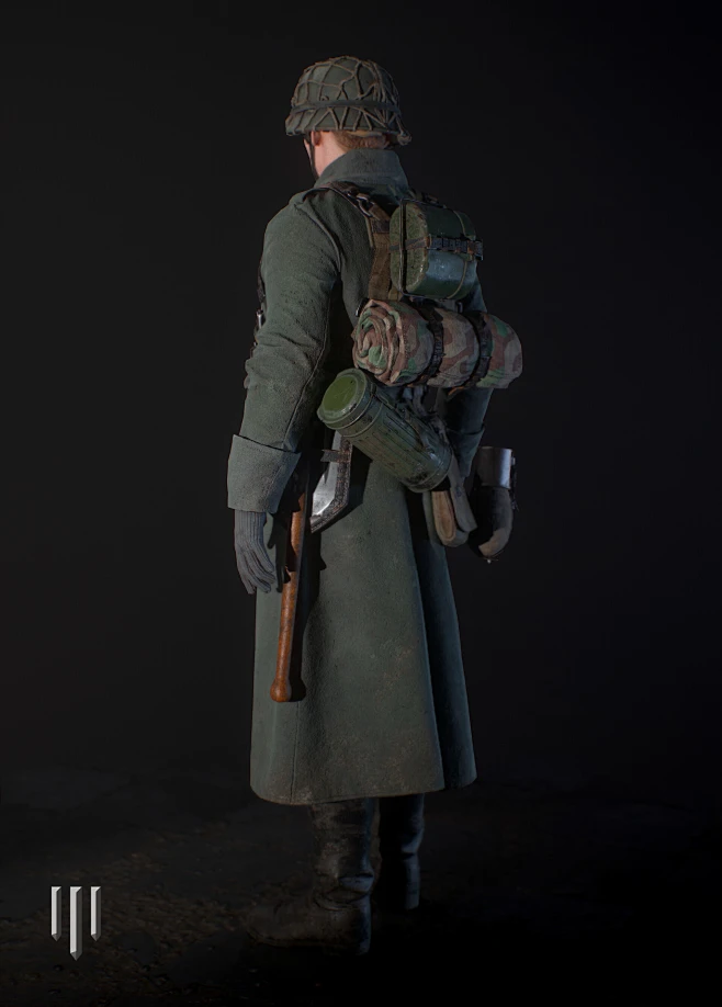 HLL German Commander, Dmitry Bezrodniy : Model and textures of uniform ...