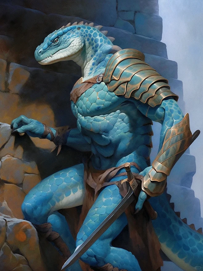 蓝守卫龙兽 Blue Guard Drake