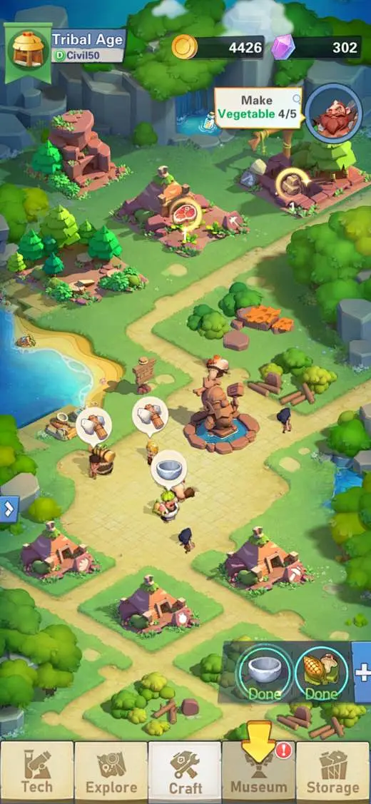 Stone Age Simulator-游戏截图-GAMEUI.NET-游戏UI/UX学习、交流、分享平台-花瓣网